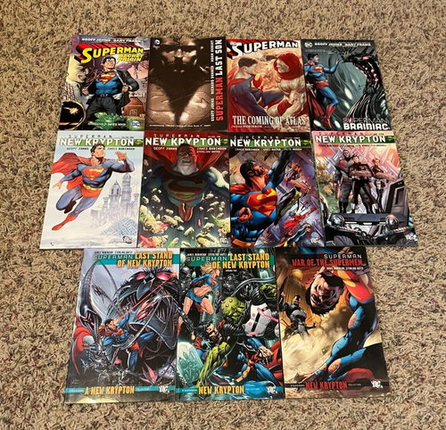 Superman TPB Lot-Secret Origin-Coming of Atlas-New Krypton-Complete Run ...