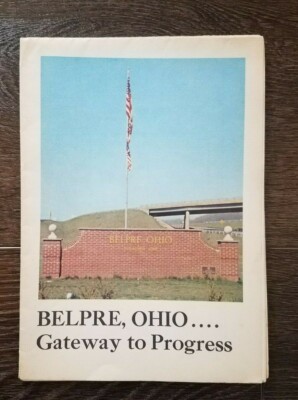 Vintage Belpre Ohio Map Little Hocking Porterfield 1976 Shell Chemical ...