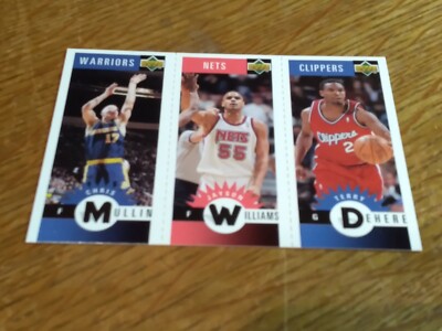 1996-97 UD Collectors Choice Basketball Mini Cards # M27/M54/M38 Chris ...