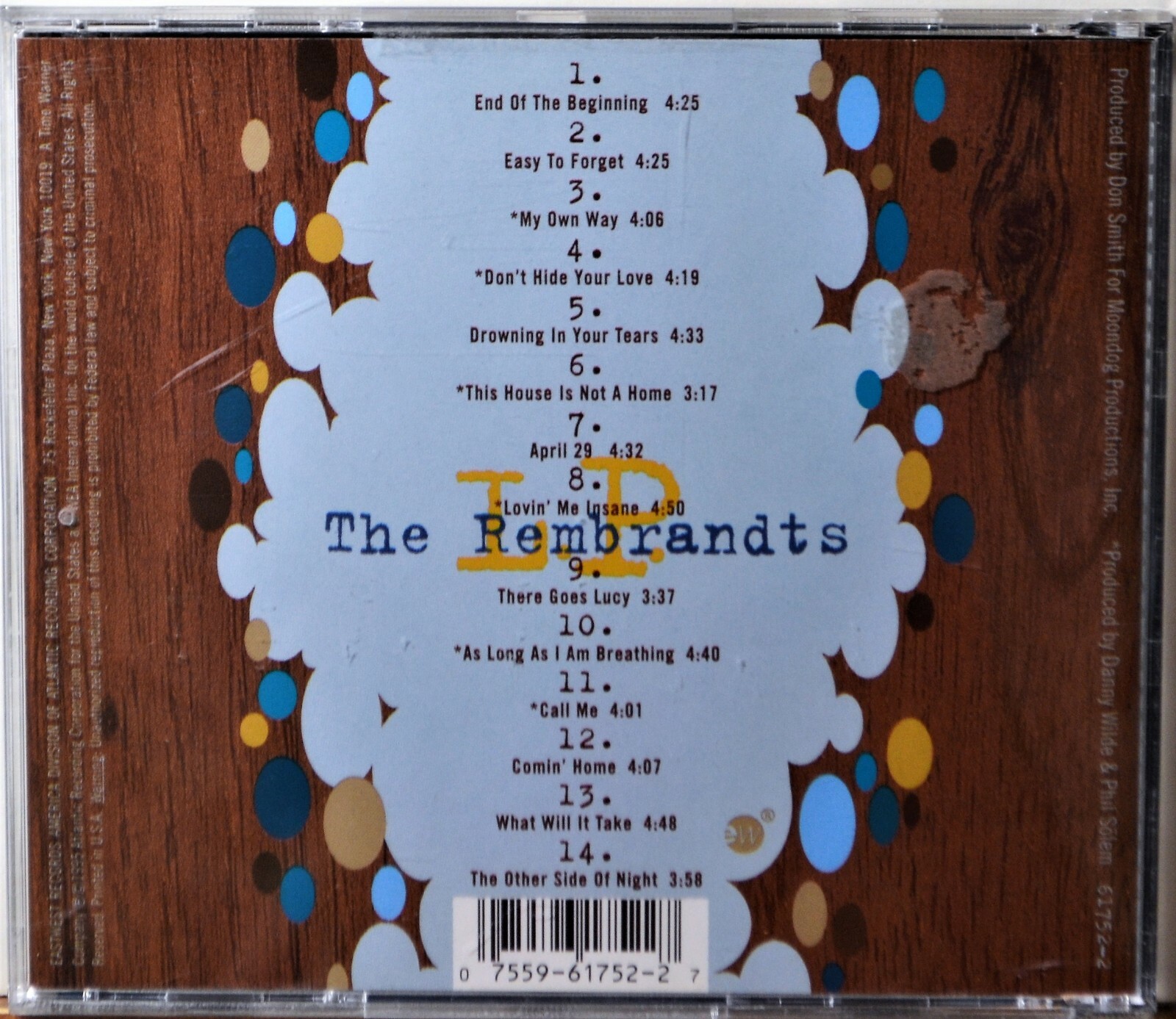 CD The Rembrandts LP L.P. I'll Be There for You -Friends Theme #B ...