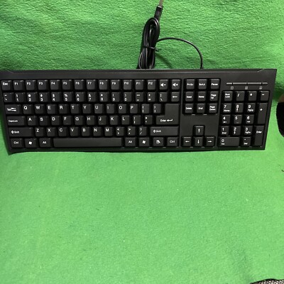 USB Wired 104 Key Spill-Resistant Keyboard GC-KB104NT-B-SP | eBay