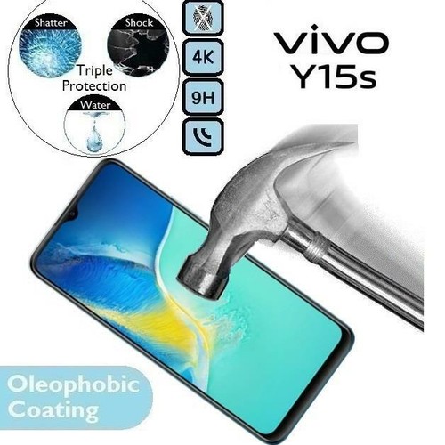 100% Genuine Tempered Glass 9H Screen Protector (Vevo Y15 S Y 15S) For ...