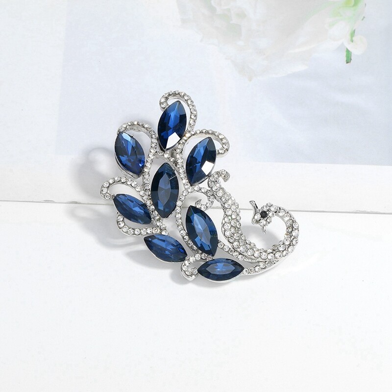 Kristallblumenbrosche Strass Pin Romantische Hochzeit Braut GroßE ...