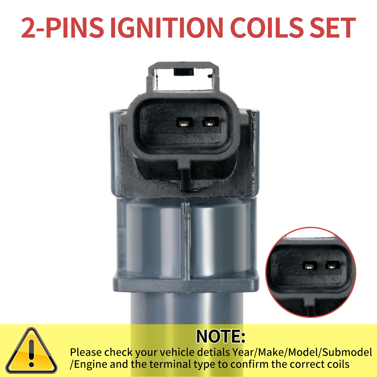 Pack of 8 Ignition Coils for Dodge Jeep Mitsubishi V6 3.7L V8 4.7L ...