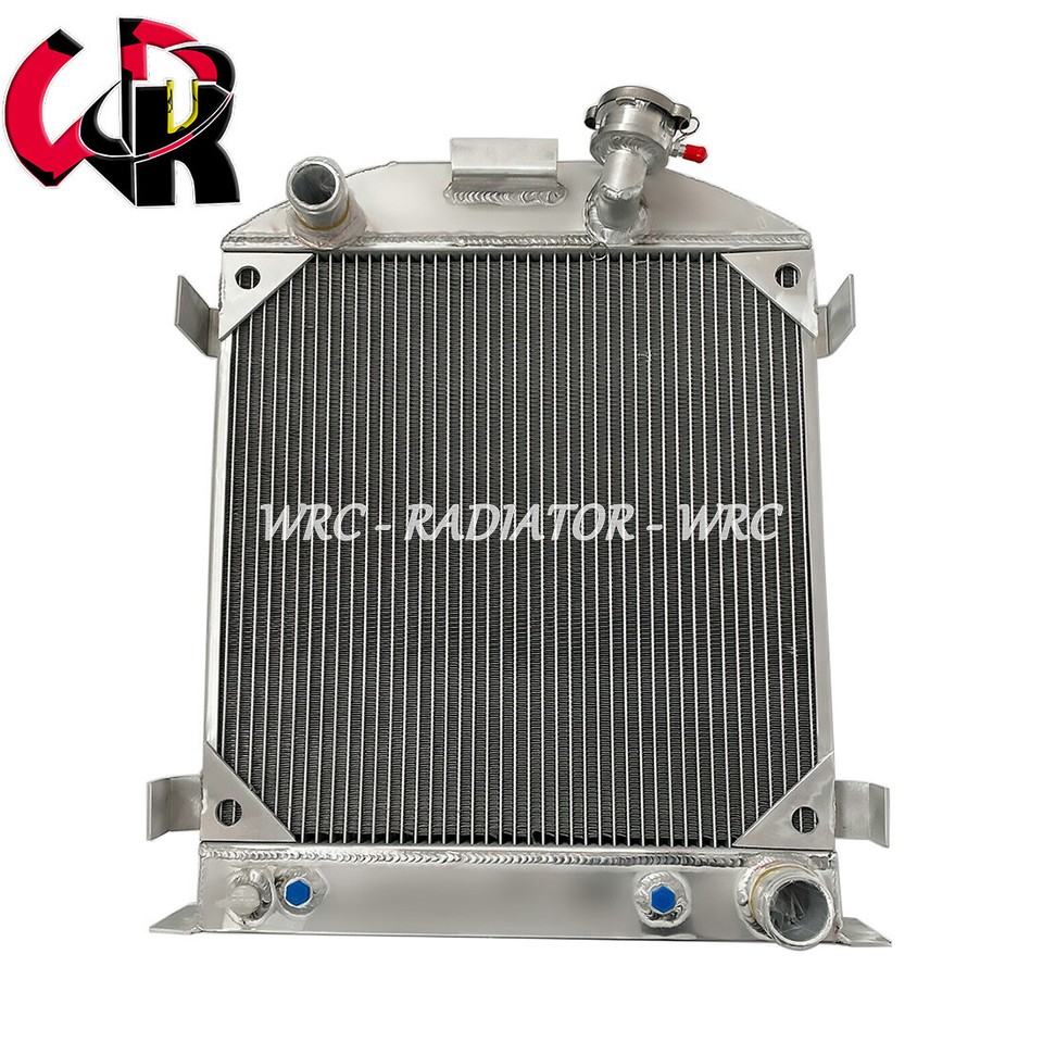 17" H Radiator for 1932 Ford Chopped hot Rod w/Chevy 350 SBC V8 Engine ...