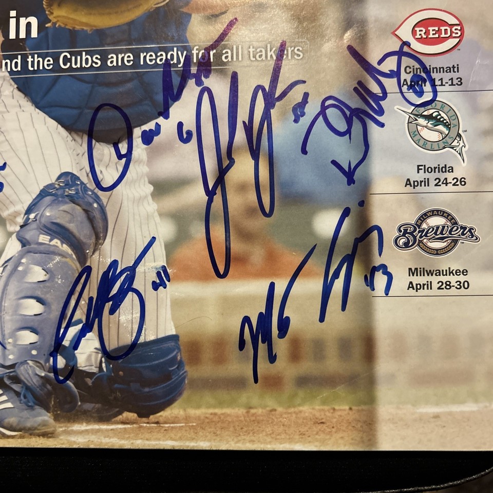 2006 Chicago Cubs Scorecard with Autographs | eBay