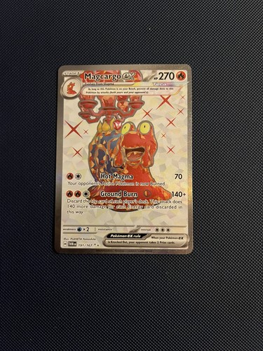 Pokémon TCG Twilight Masquerade Magcargo EX 191/167 | eBay