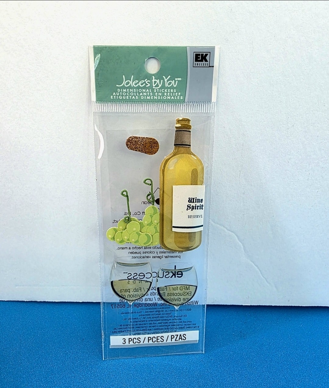 FREE SHIP Jolee's WINE GRAPES Scrapbook Dimensional Stickers TRAVEL ...