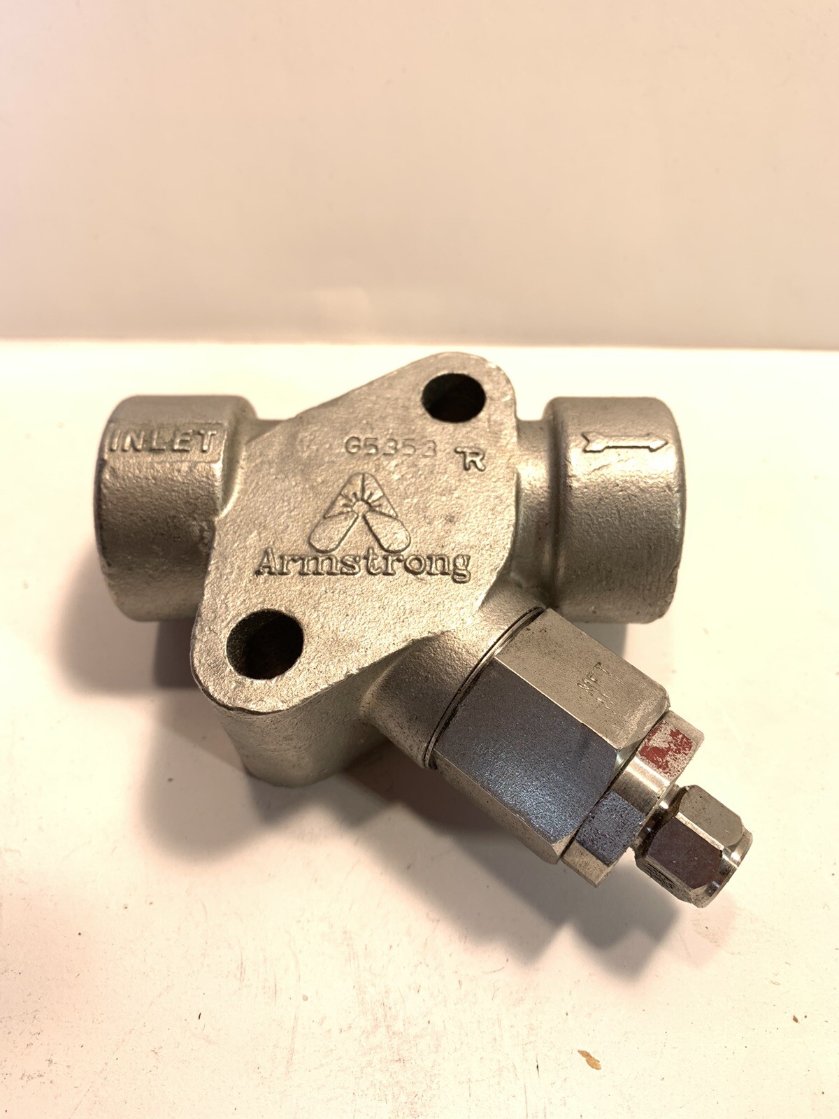 Armstrong D3541 Stainless Strainer Connector is2 Left To Right 1/2 NPT ...