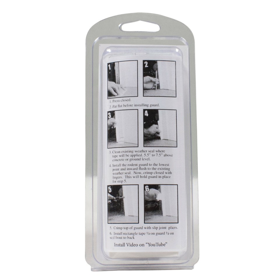 Garage Door Rat Mouse Guard Kit GDRG1 - Helps Keep Mice Rats Out of ...