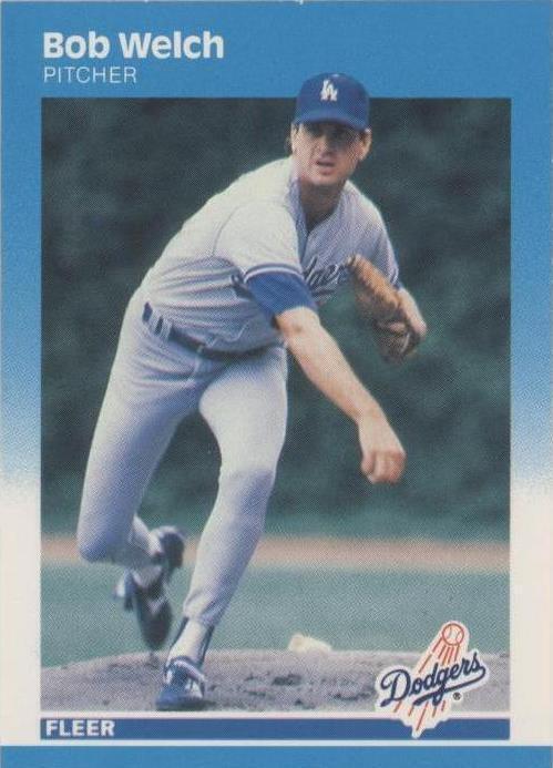 1987 Fleer - Bob Welch #459 Glossy for sale online | eBay