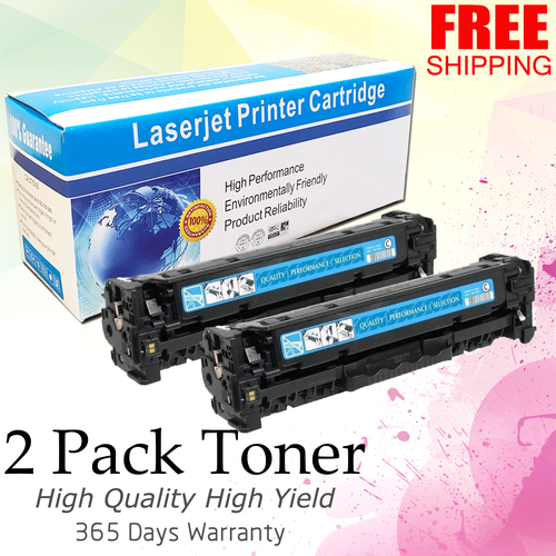 2 PK 131 Cyan Toner for Canon imageCLASS LBP7110Cw MF8280Cw MF8230CN ...