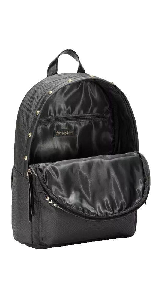 Victoria's Secret Nylon Python Stud City Backpack Black NWT | eBay