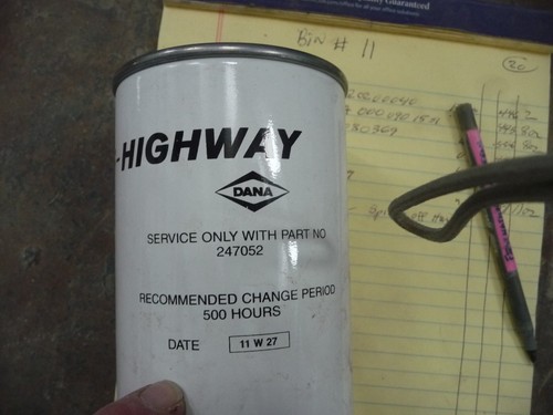 Spicer Highway Dana Trans/hydraulic Filter 247052 | eBay