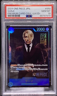💎🔥 ONE PIECE Sanji P-050 Premium Card Collection Live Action Ed PSA 10 ...
