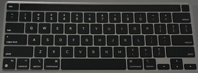 Apple MacBook Pro 13" M1 A2338 2020 Genuine Keyboard Key Cap w/ Hinge ...