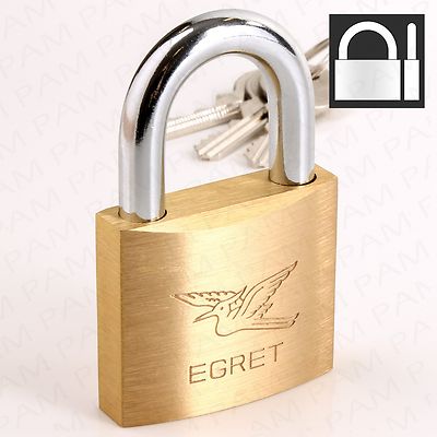 KEYED ALIKE PADLOCK Solid Brass Security 50mm Wide 2 3 4 5 6 7 8 9 10 ...