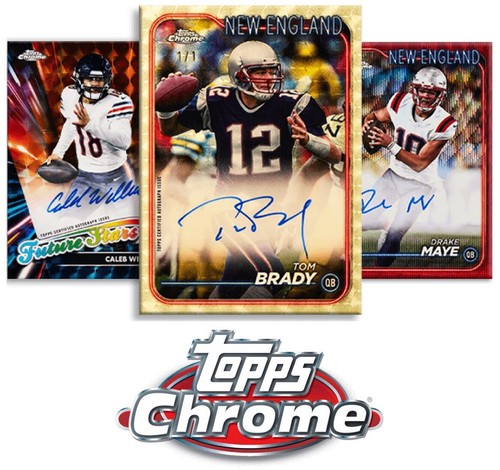 2024 Topps Chrome Football Blaster Box Factory Sealed *BOXES IN HAND ...