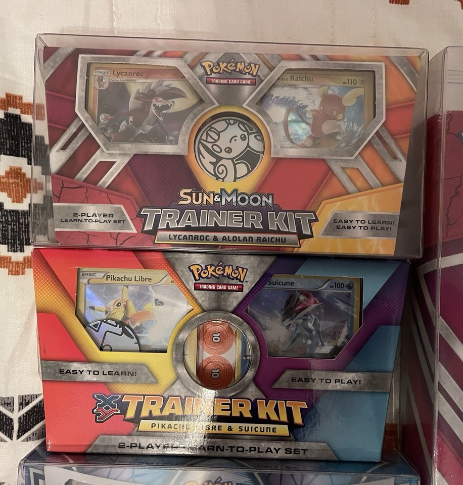 Pokemon Factory Sealed Trainer Kit Lot (6 Boxes) Sun And Moon, XY ...