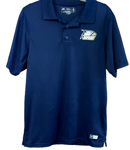 Mens Sz S Georgia Southern Eagles GSU GATA Russell Blue Short Sleeve ...