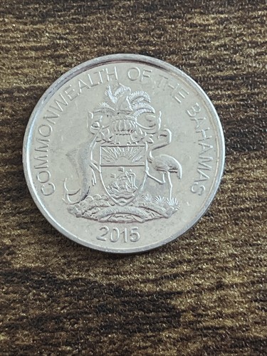 2015 Bahamas 25 Cents Nickel Plated Steel Coin Bahamian Sloop TB1604 ...