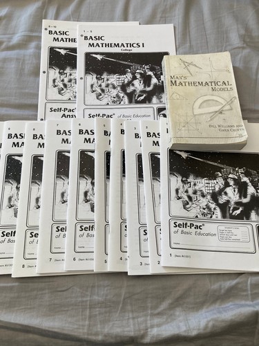 ACE NEW Basic Mathematics I COLLEGE Self-Pac & Answer Keys/required ...