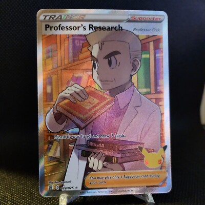 Professor's Research 024/025 Full Art - Pokemon Celebrations 25th ...