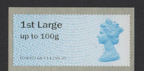 ERROR! MACHIN BLUE Ma12 1st CLASS LARGE on 2nd CLASS ERROR SINGLE POST ...