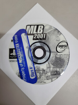 MLB 2001 Sony PlayStation 1 PS1 Tested Working Disc Only | eBay
