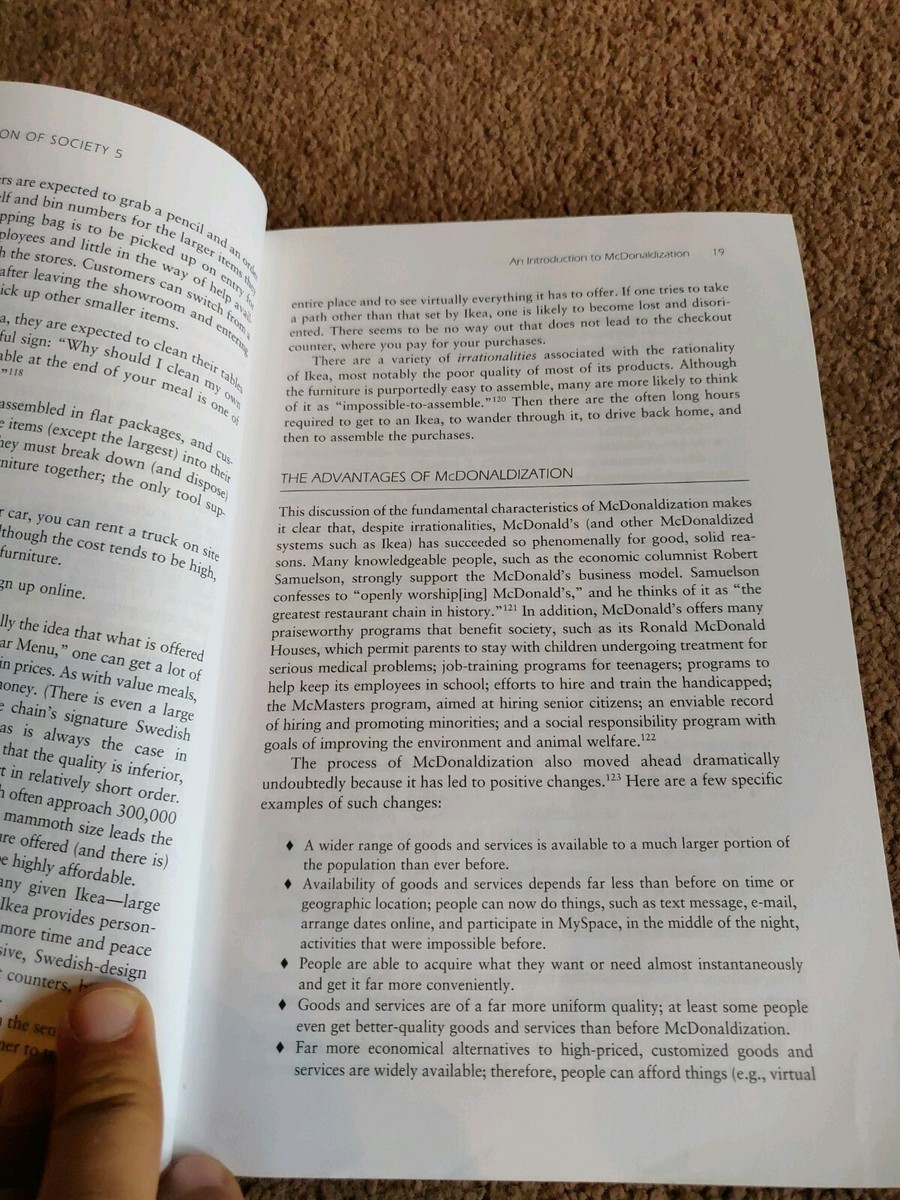 George Ritzer Mcdonaldization Quotes