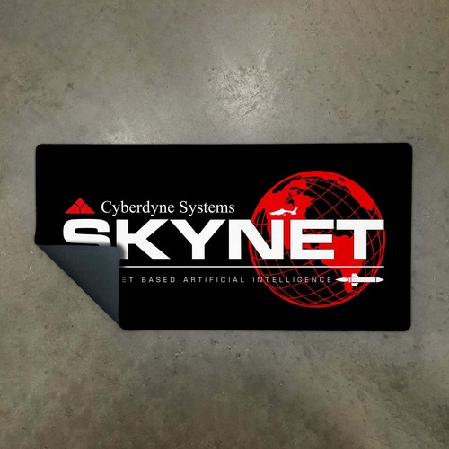 Terminator Skynet Gaming Matte Cyberdyne Systems T800 Sci Fi 80s Movie ...