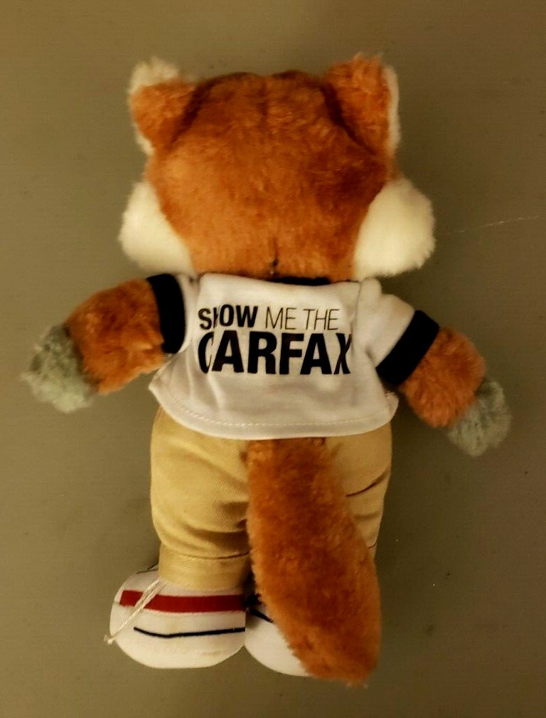 Car Fox Plush Stuffed Animal "Show Me the Car Fax" | eBay