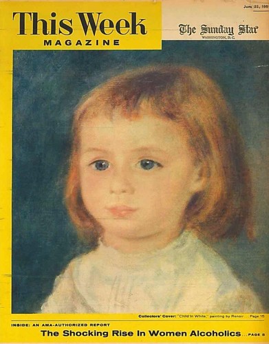 This Week Magazine June 23 1957 Child in White by Renoir Max Factor ...