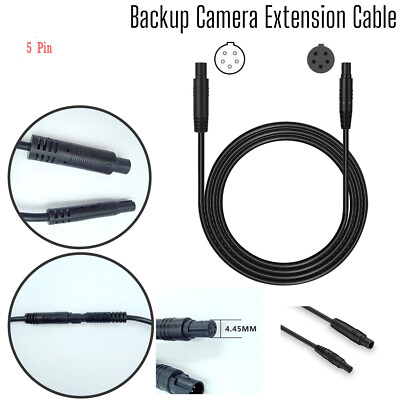 5 Pin Dash Cam Rear View Backup Camera Reverse Car Recorder Extension ...