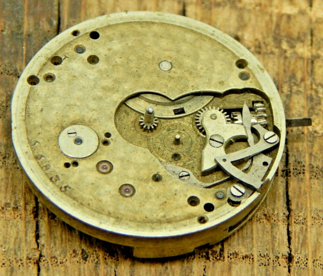 Antique Vintage Pocket watch movement A. Stowell & Co Boston High Grade ...