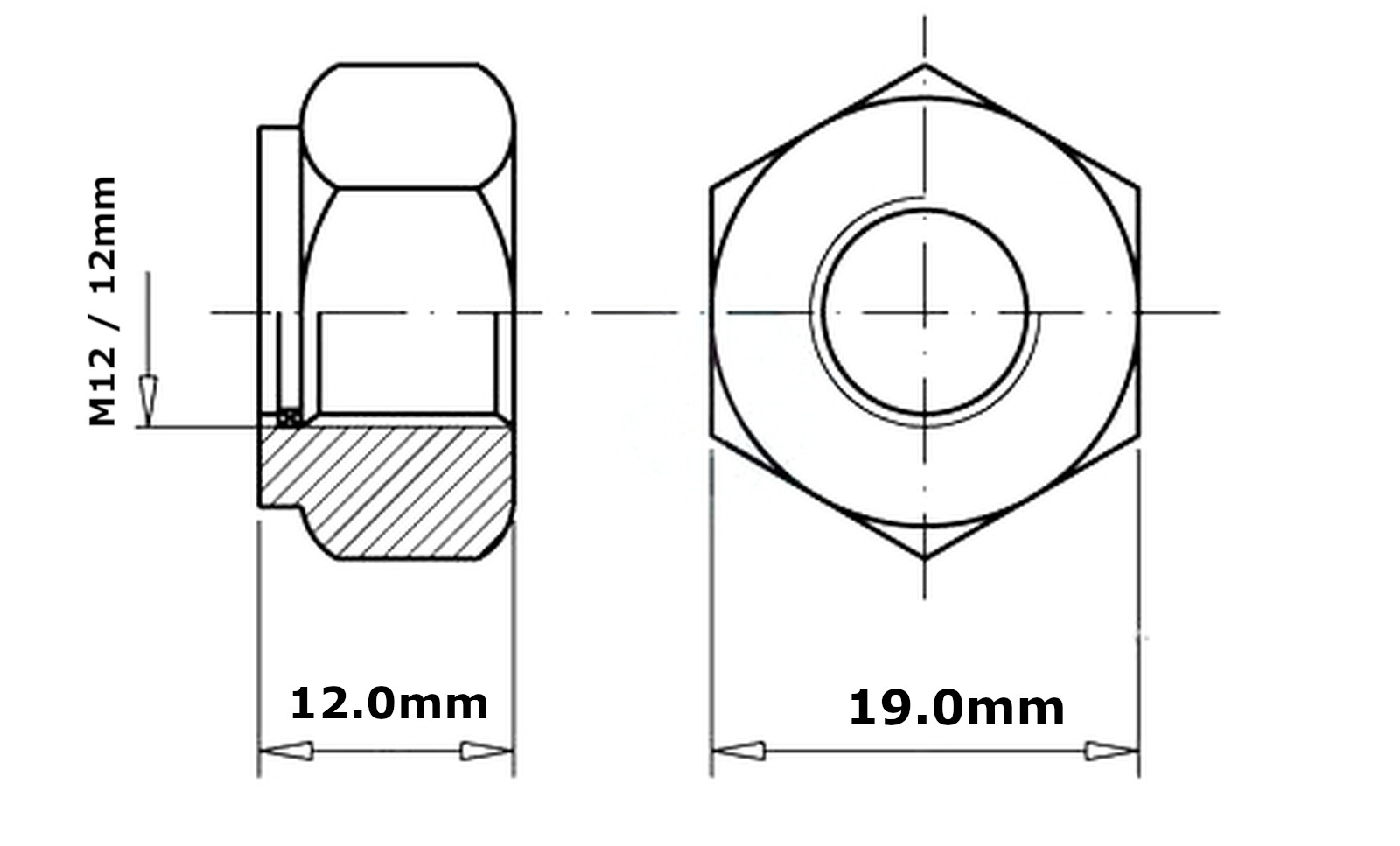 NYLOC NYLOCK NYLON LOCK NUTS M3 M4 M5 M6 M8 M10 M12 DIN 985 BZP Zinc 1 ...