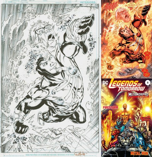 Gerry Conway Firestorm Legends of Tomorrow #5 Pg 15 Original Art Page ...