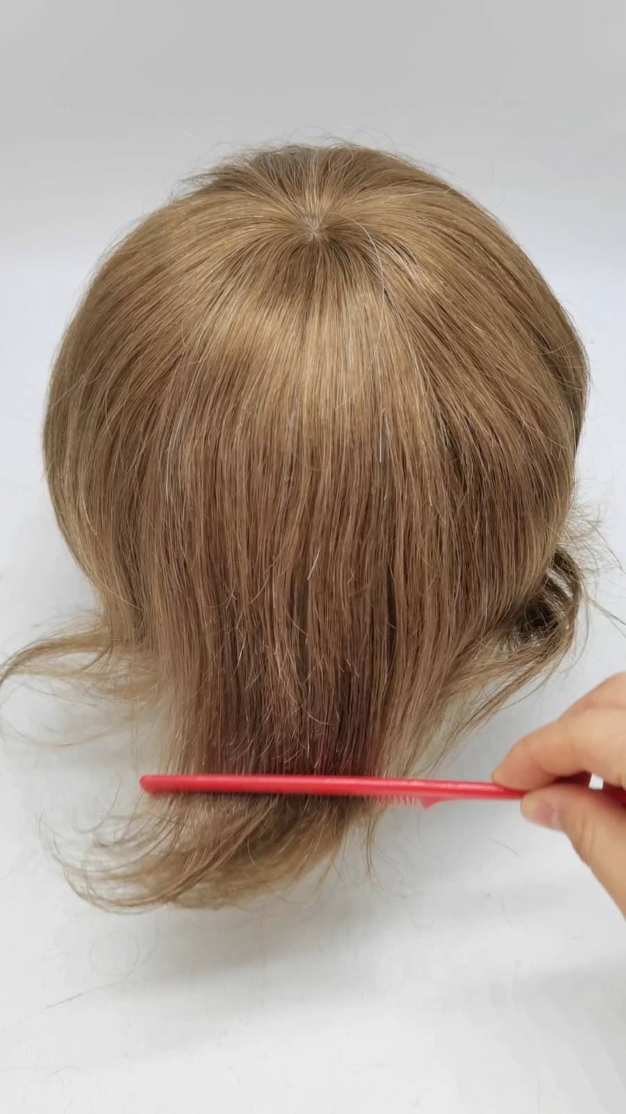 Full Poly Toupee for Men Human Hair System 0.1MM Skin PU Toupee Hair ...