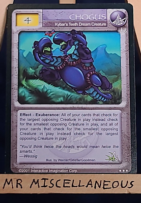 Magi Nation Duel - CHOGUS - Kybar's Teeth Creature - Dream's End | eBay