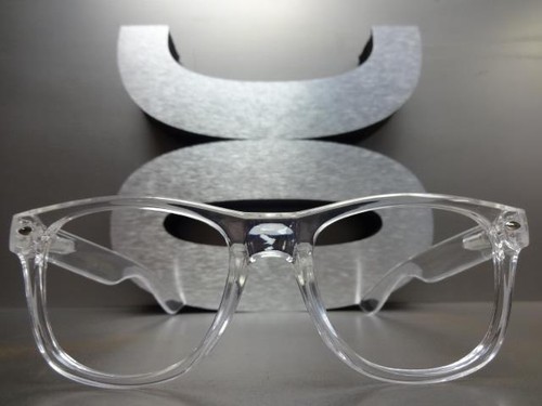 CLASSIC VINTAGE Style Lensless No Lens EYE GLASSES Clear Transparent ...