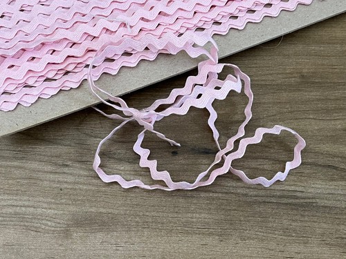 Pale Pink Ric Rac. 8mm X 5 Metres | eBay