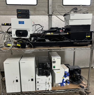 Olympus FLUOVIEW FV1000 System w/ Assorted PARTS & Melles Griot Laser ...