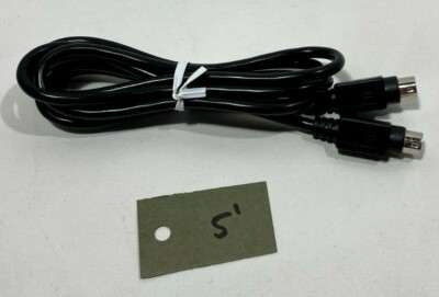 TESTED (1) 5FT S-Video Cable (for TV DVD VCR SAT RCVR CAM PC/TV Card ...