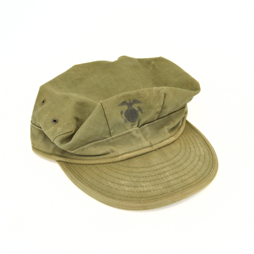 WWII WW2 Korean War USMC Marine Corps P44 Named HBT Utility Cap Hat | eBay