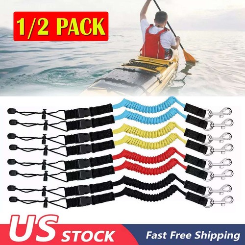 1/2x Kayak Paddle Leash Safety Rod Leash Lanyard Fishing Leash Boat ...