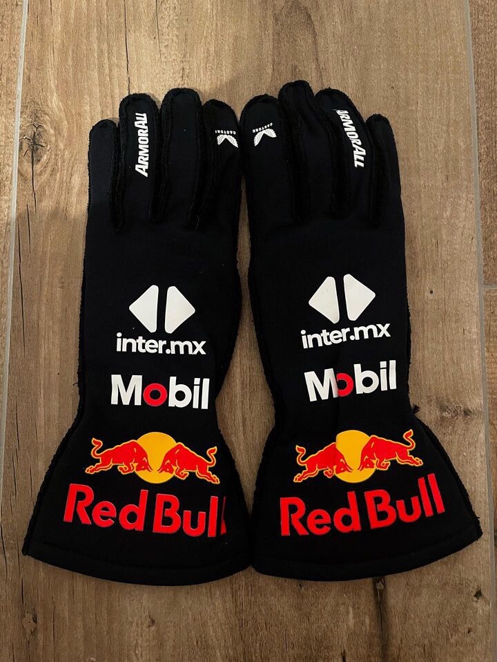 2023 Sergio Perez F1 Sparco Castore used race gloves Red Bull | eBay