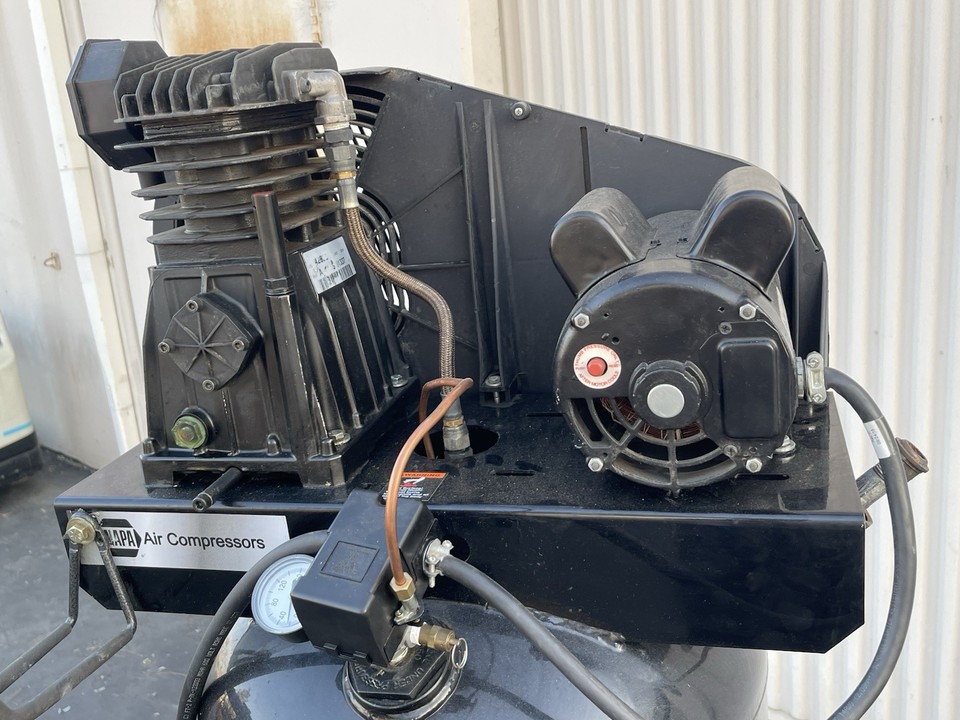 Napa Air-Boss Air Compressor, 3.5HP 208-230V 1Ph, 135 Psi Max ...