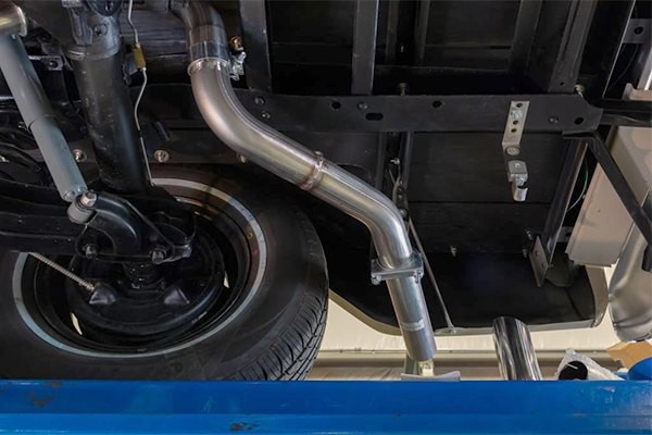 For Chevy C10 Pickup 63-66 Exhaust System Pypes 409 SS Crossmember-Back ...