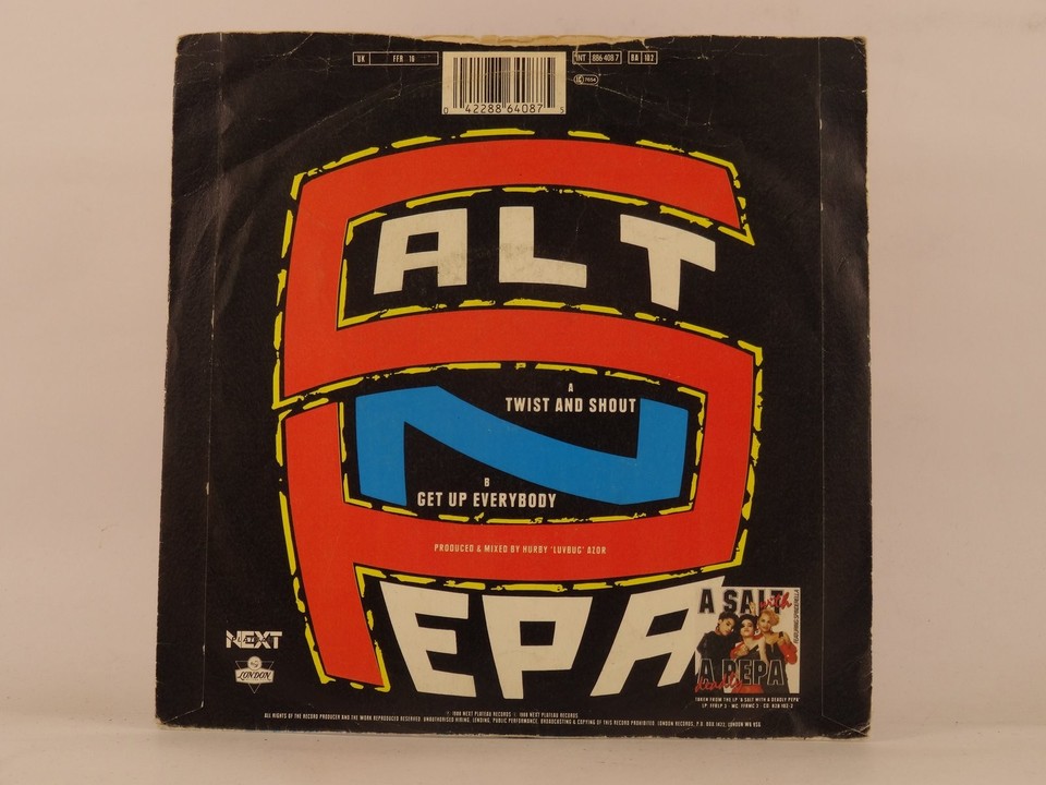 SALT N PEPA TWIST AND SHOUT AND GET UP EVERYBODY (96) 2 Track 7" Single ...