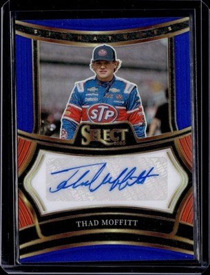 2025 SELECT RACING Thad Moffitt 04/99 Auto Signatures Blue Prizm! S-TMT ...